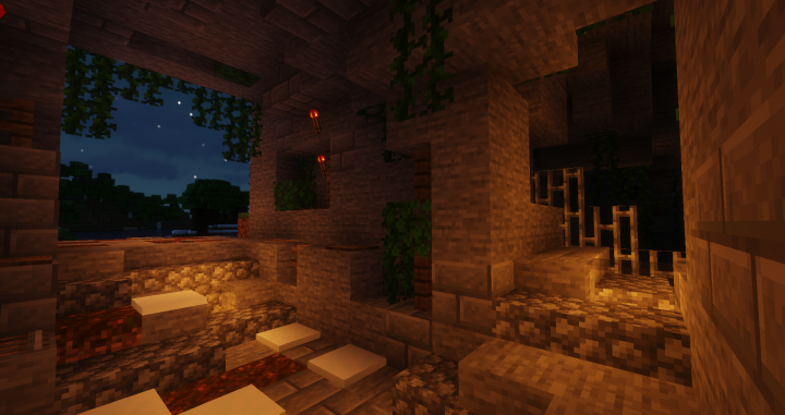Stone leaves - Spawn Minecraft Map
