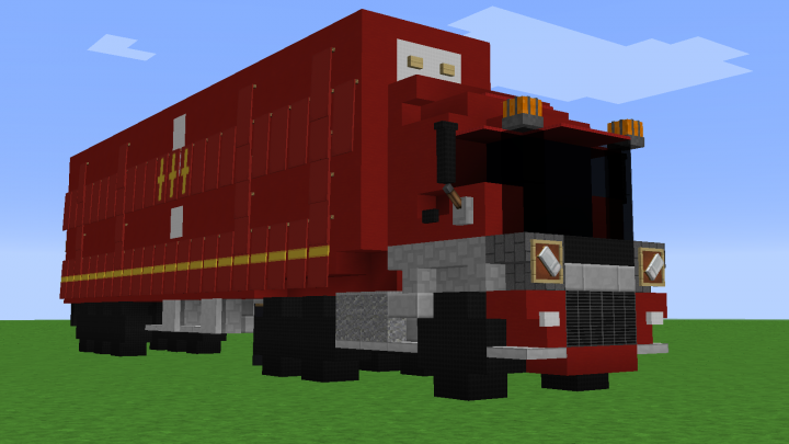 Royal Mail DAF Delivery Truck 1.75:1 | Minecraft Project Minecraft Map