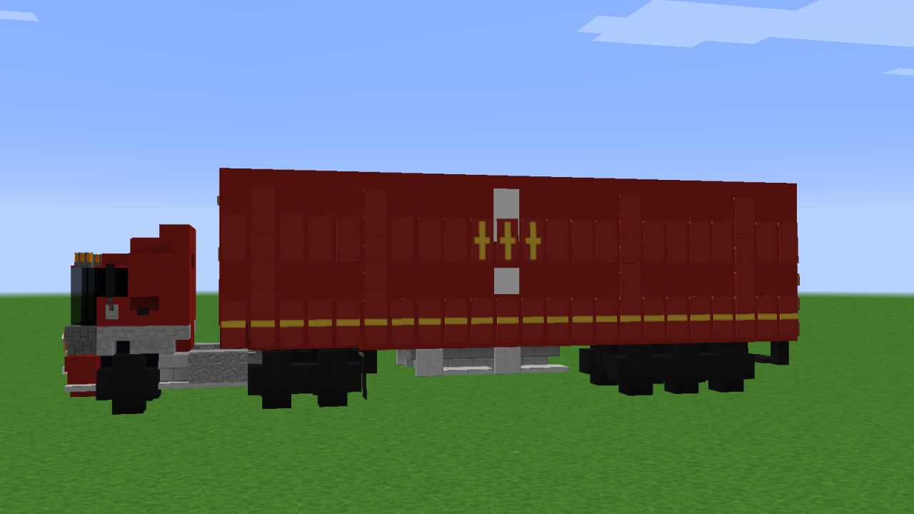 Royal Mail DAF Delivery Truck 1.75:1 | Minecraft Project Minecraft Map