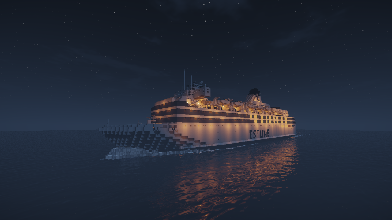 MS Estonia (Viking Sally, Silja Star, Wasa King) 1.14.4 Minecraft Map