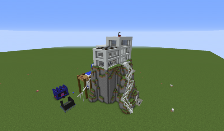 Modded Modern House 5 mods 1.12.2 Minecraft Map