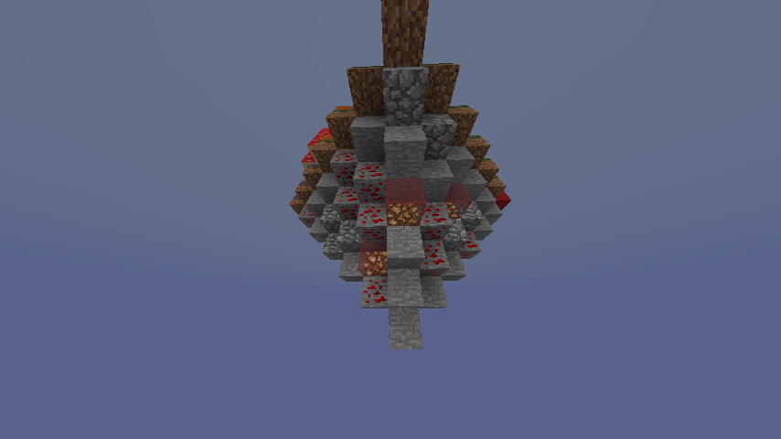 Bedwars single,simple,red island Minecraft Map