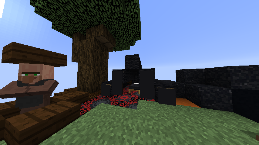 Bedwars Map (1 vs. 1/red vs. black) Minecraft Map