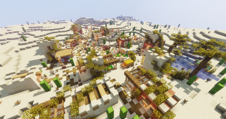 Desert Village Minecraft Map