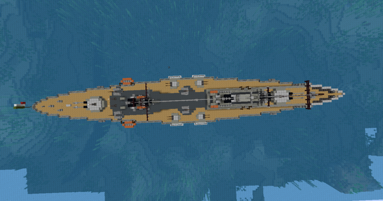 Italian cruiser San Giorgio Minecraft Map