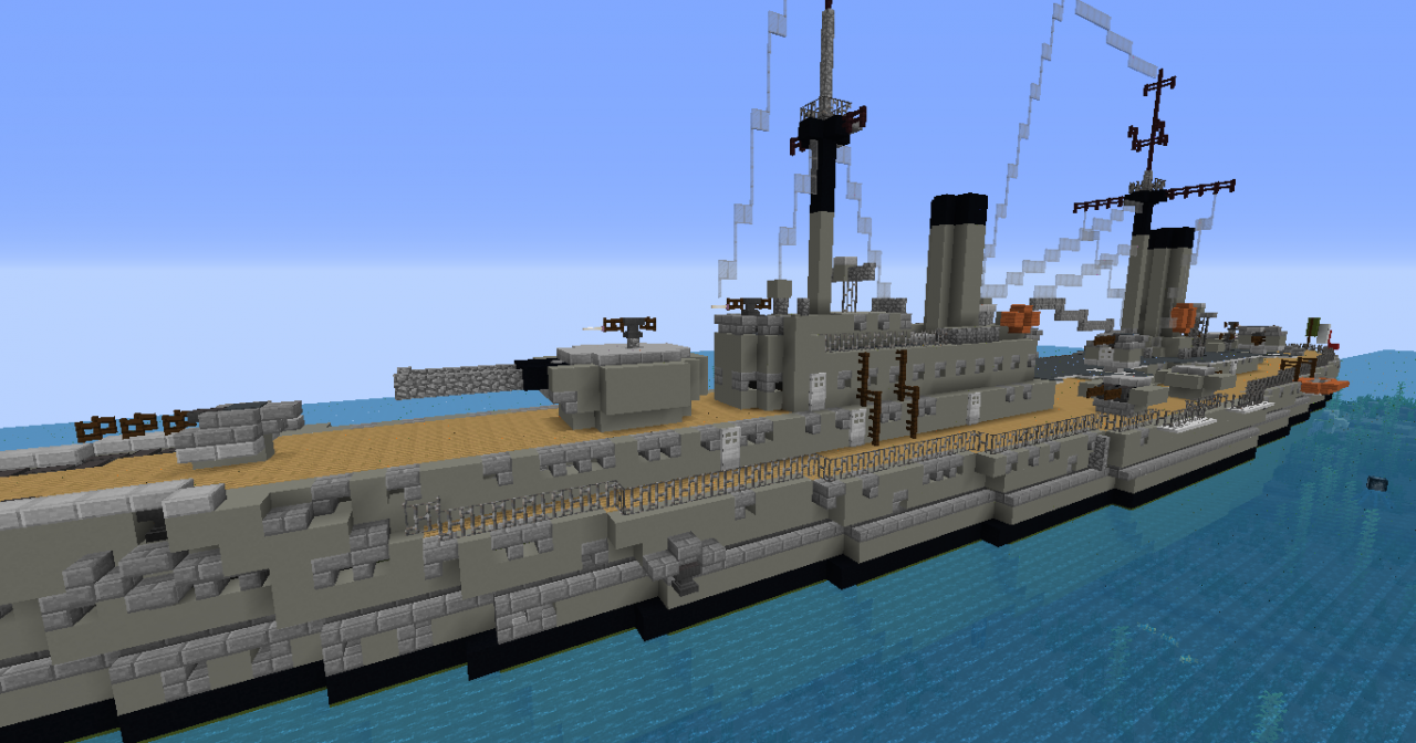 Italian cruiser San Giorgio Minecraft Map