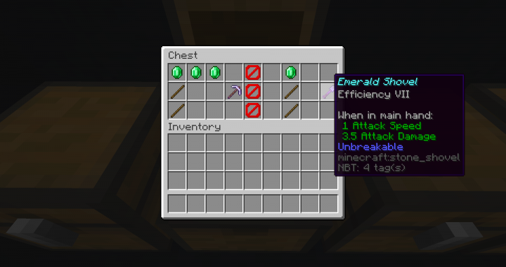 Custom Survival Experience (Emerald tools, thirst and more!) Minecraft Map