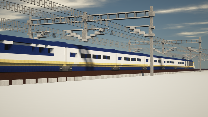 Eurostar British Rail Class 373 Minecraft Map