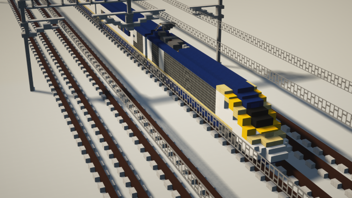 Eurostar British Rail Class 373 Minecraft Map