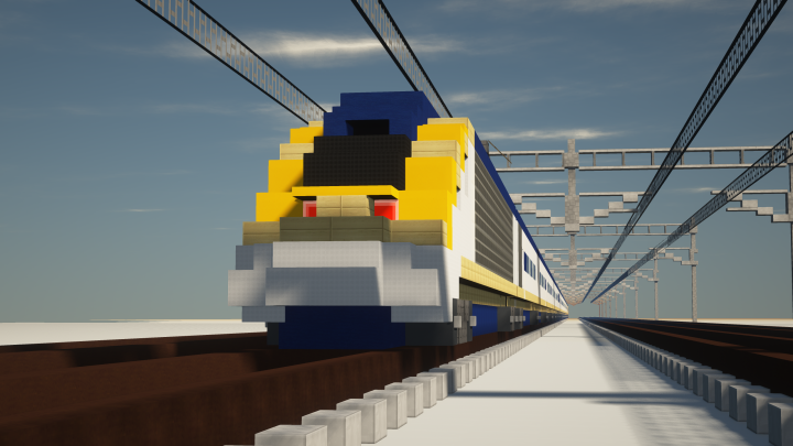 Eurostar British Rail Class 373 Minecraft Map
