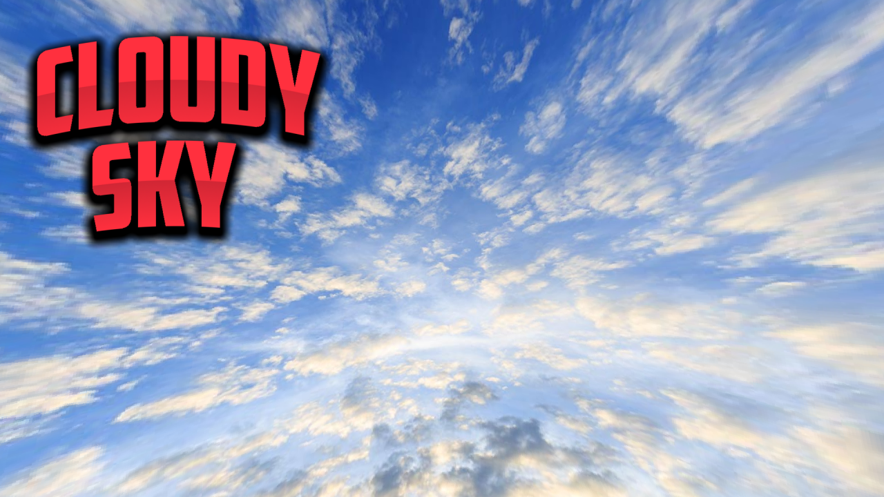 Cloudy Sky Overlay (Custom sky overlay!) Minecraft Texture Pack