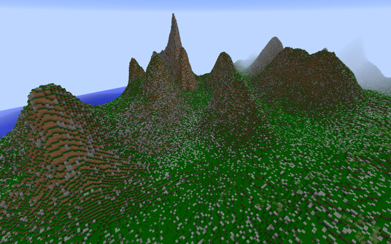 Mountain Coast Minecraft Map
