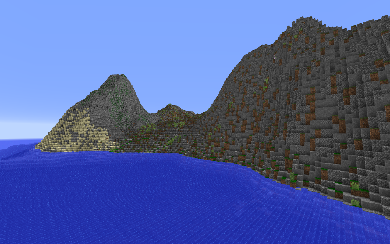 Mountain Coast Minecraft Map