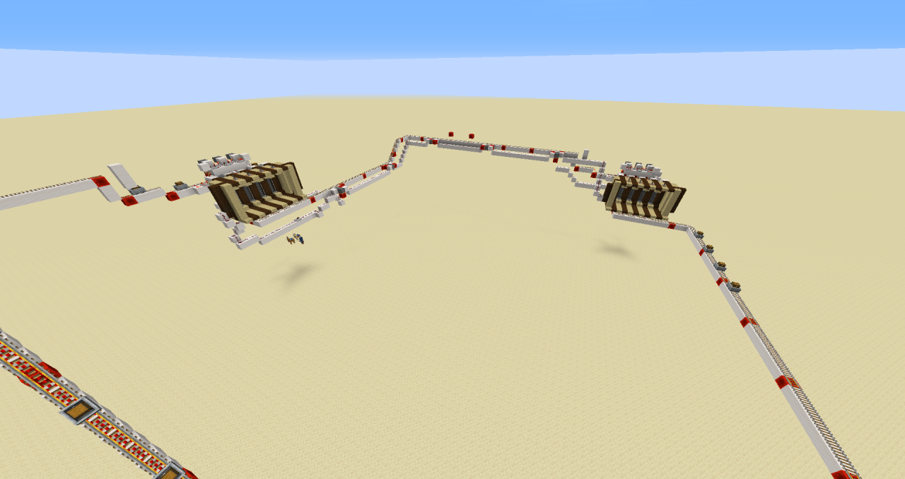 Mobile Storage Minecarts (Proof of concept) Minecraft Map