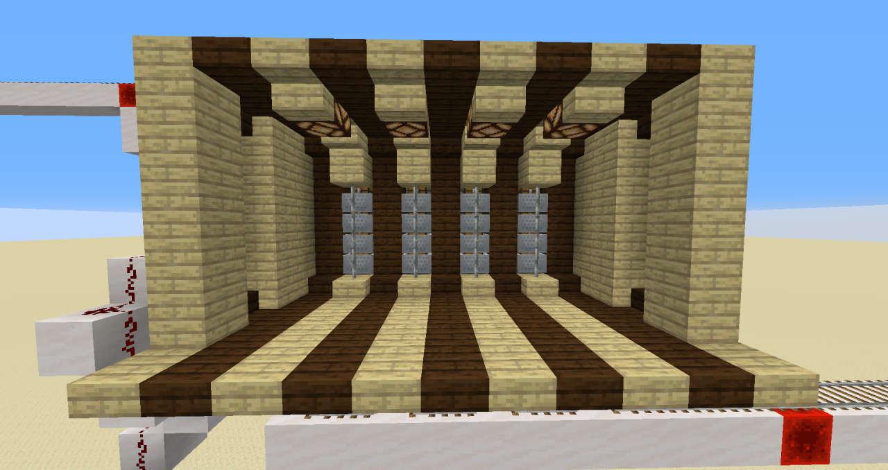 Mobile Storage Minecarts (Proof of concept) Minecraft Map