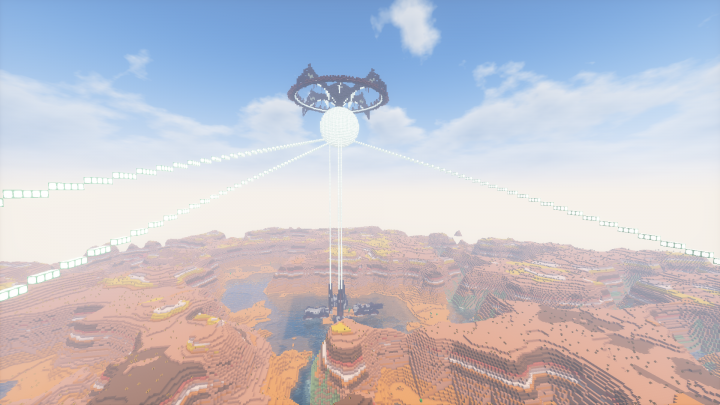 Alien Orbital Laser Artillery Minecraft Map