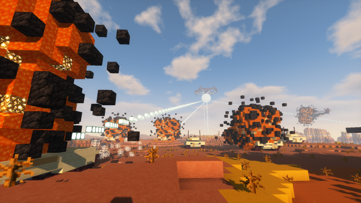 Alien Orbital Laser Artillery Minecraft Map