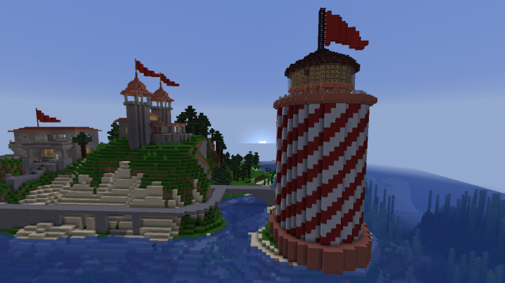 Simple Lighthouse Minecraft Map