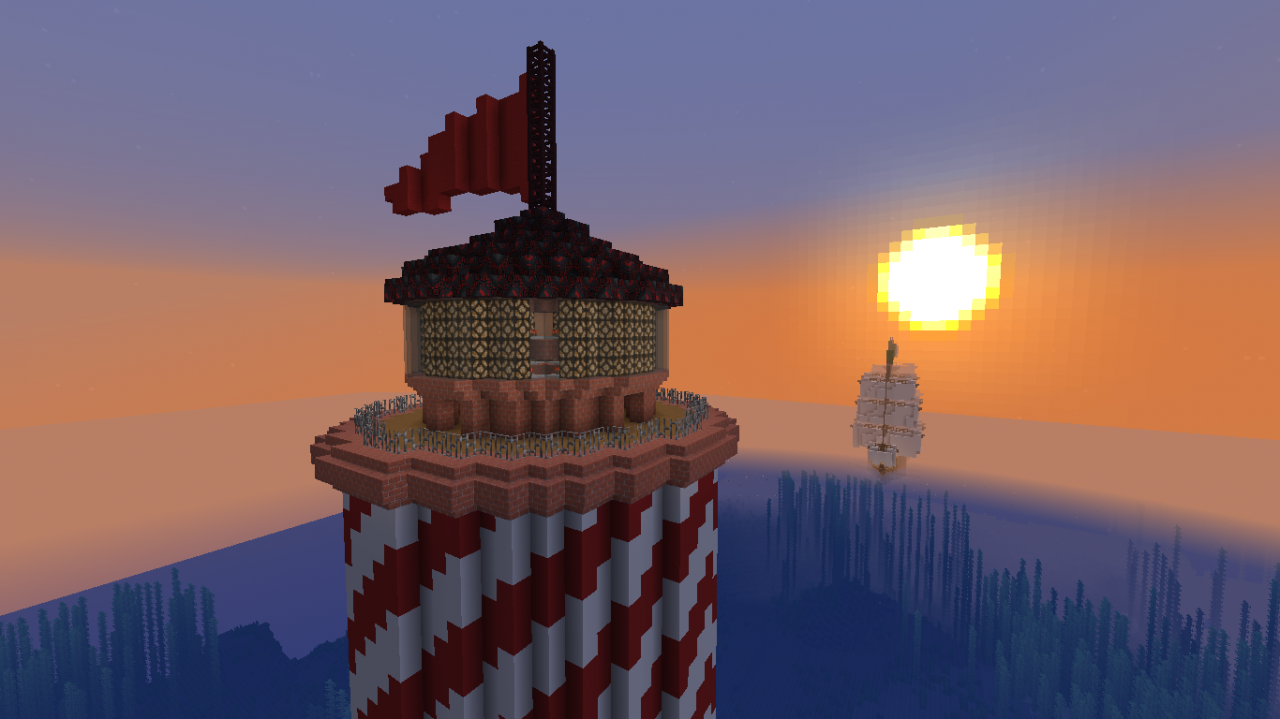 Simple Lighthouse Minecraft Map