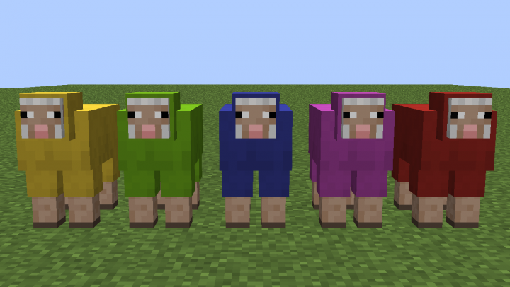 Fully Colored Sheep (Optifine) Minecraft Texture Pack