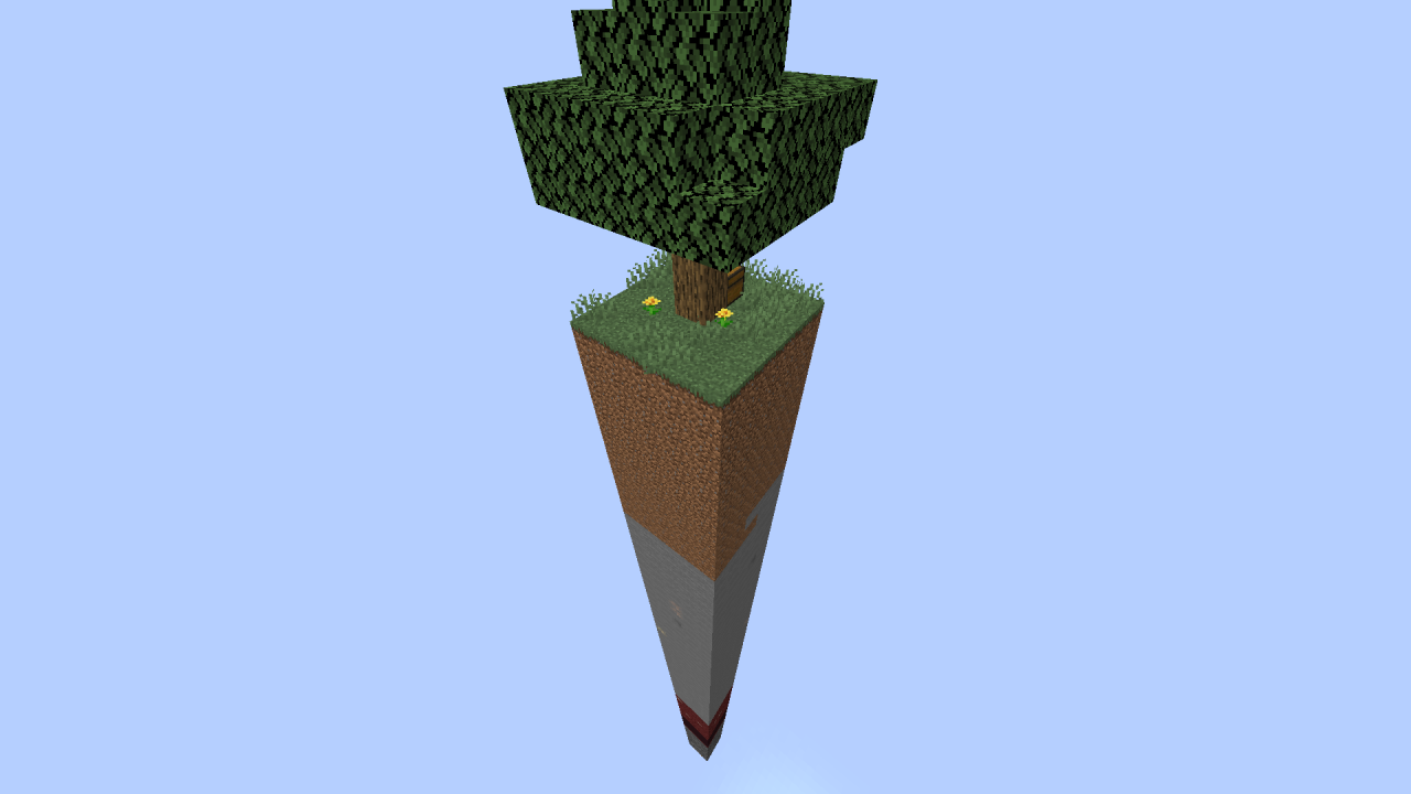 Sky Pillar Survival Minecraft Map