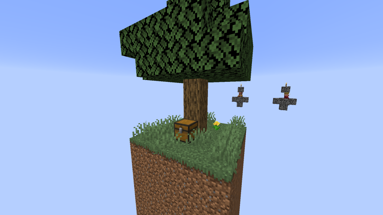 Sky Pillar Survival Minecraft Map