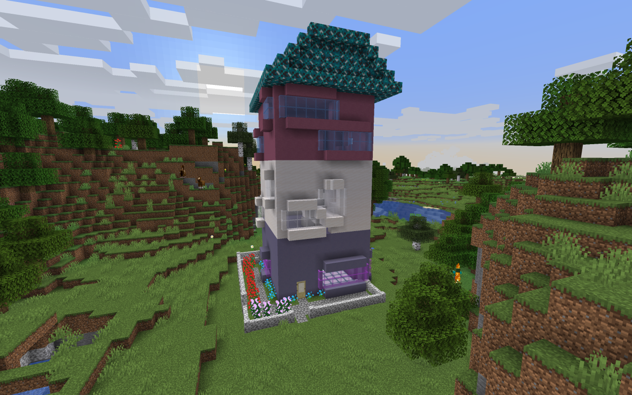 abstract house Minecraft Map