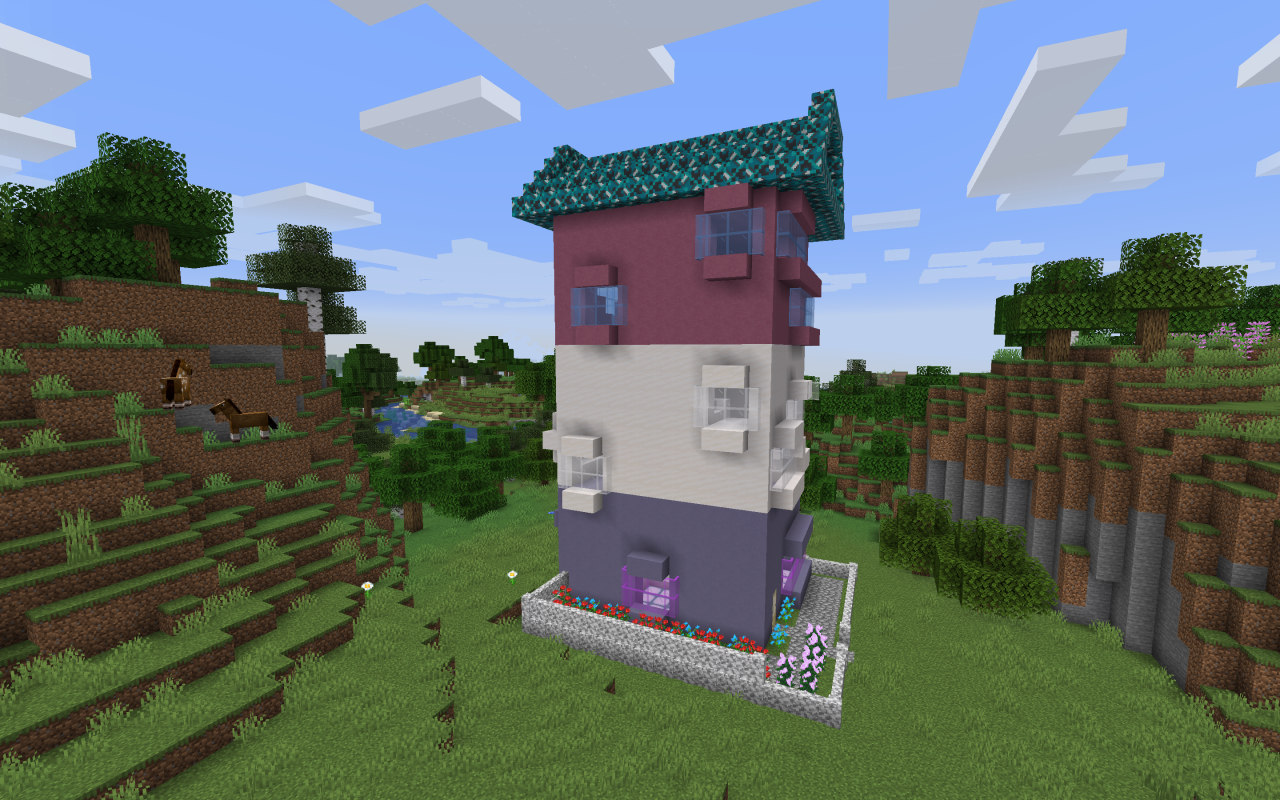 abstract house Minecraft Map