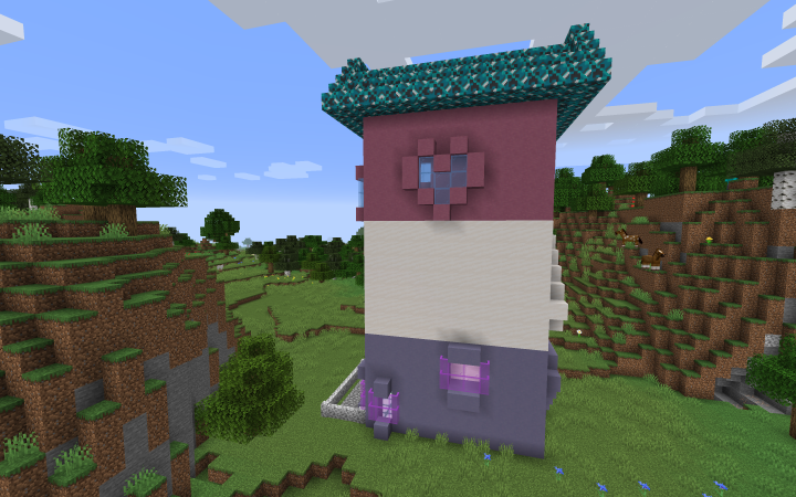 abstract house Minecraft Map