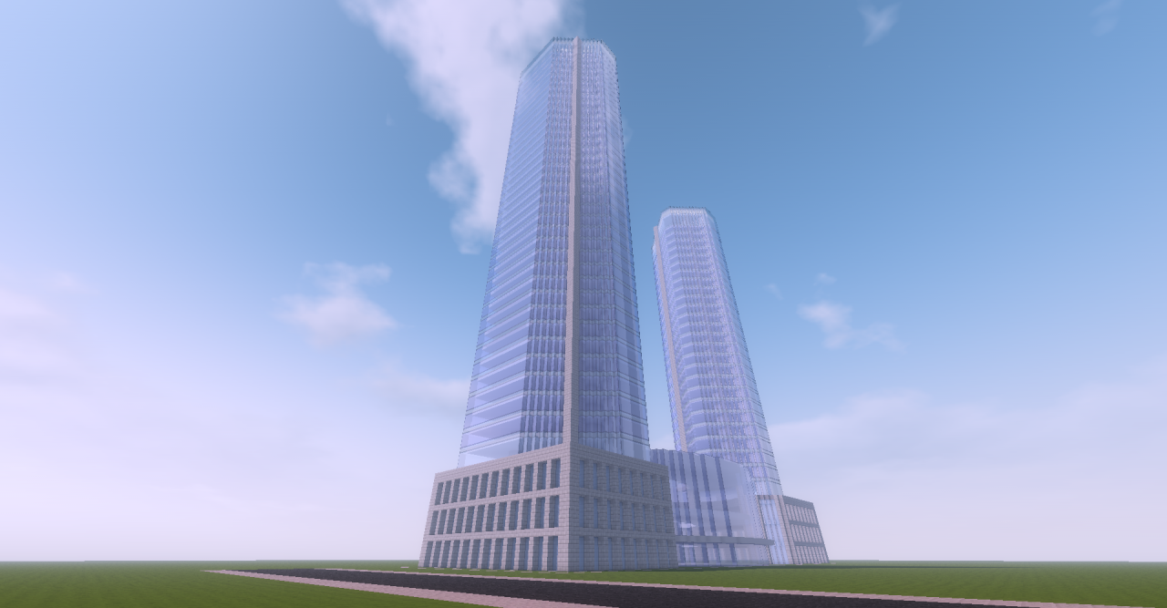 1 Hour Office Skyscraper Complex Minecraft Map