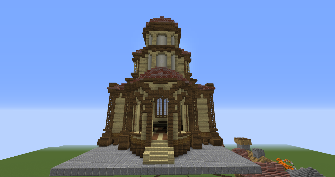 a Yellow Village Minecraft Map