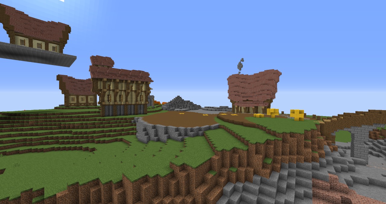 a Yellow Village Minecraft Map