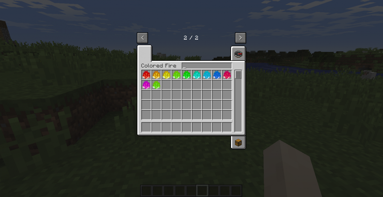 Colored Fires Minecraft Mod