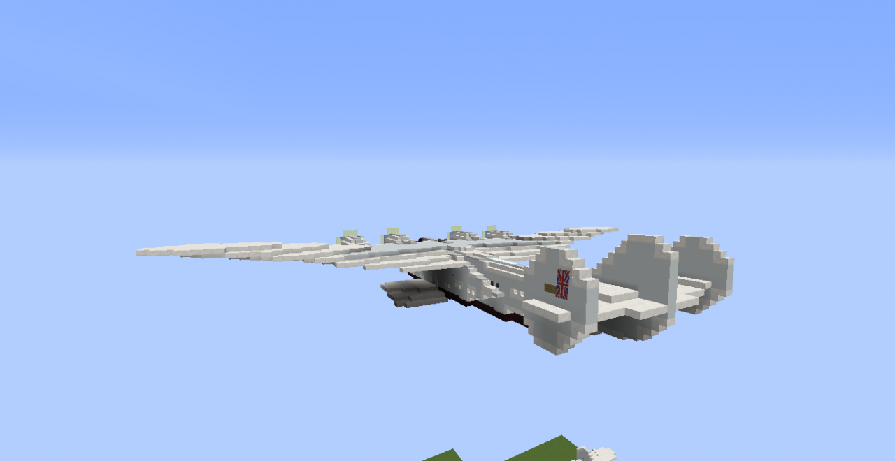 Boeing 314A Clipper 1,5:1 BOAC "Berwick" Minecraft Map