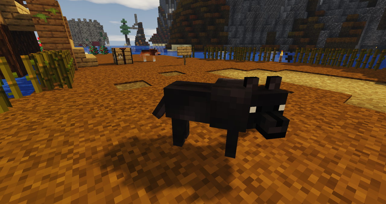 Thylasine's realistic wolves Minecraft Texture Pack