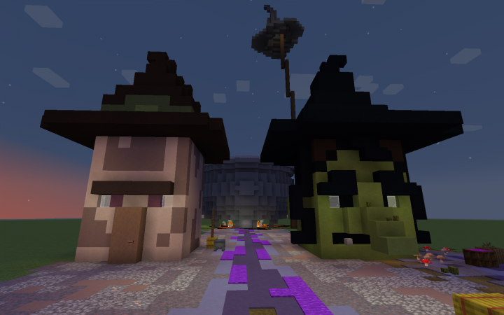 LadyBeckzilla's Halloween Town (SuperFlat) Minecraft Map