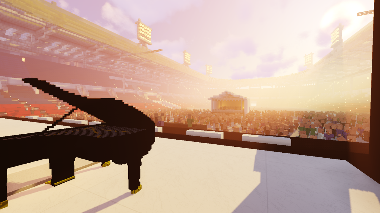 Live AID (wembley stadium) Minecraft Map