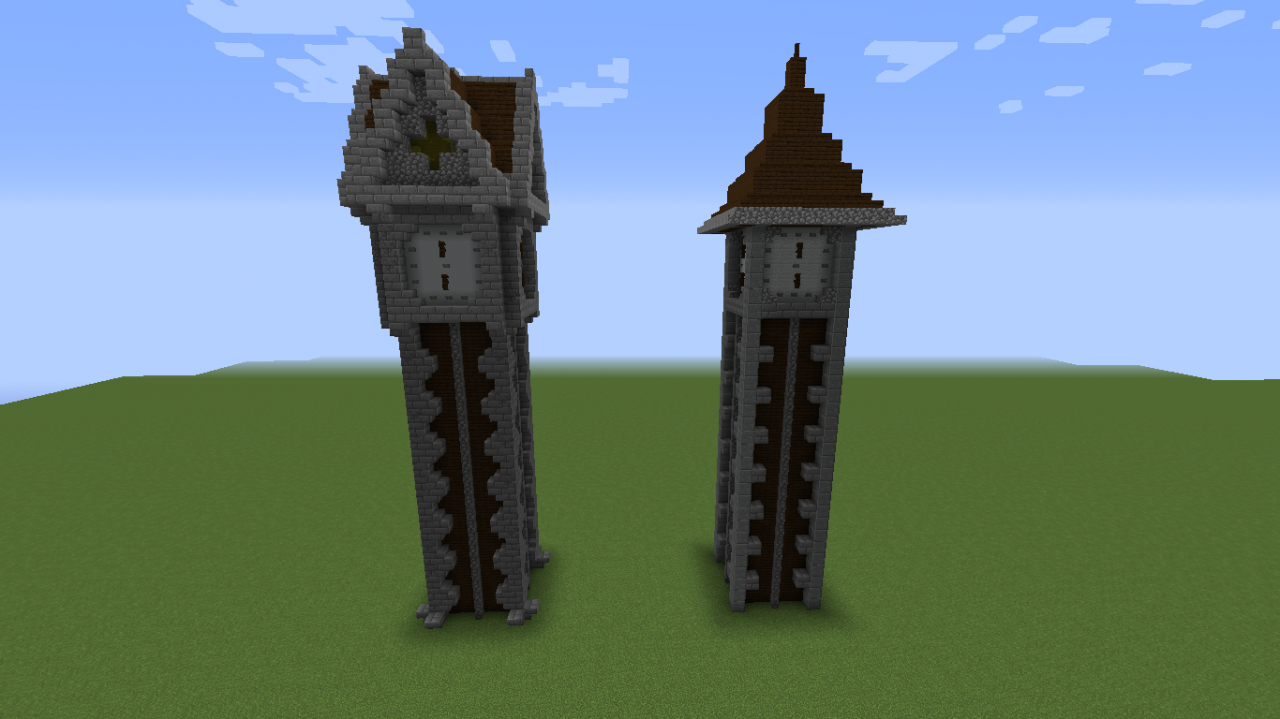 Transforming Welsknight Gaming 15Minute Build Clocktower Minecraft Map