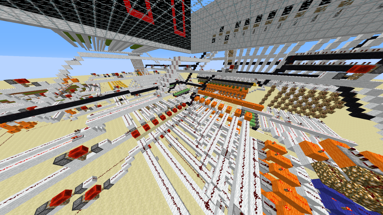 Ben Eaters 8 Bit Breadboard Computer In Minecraft Minecraft Map