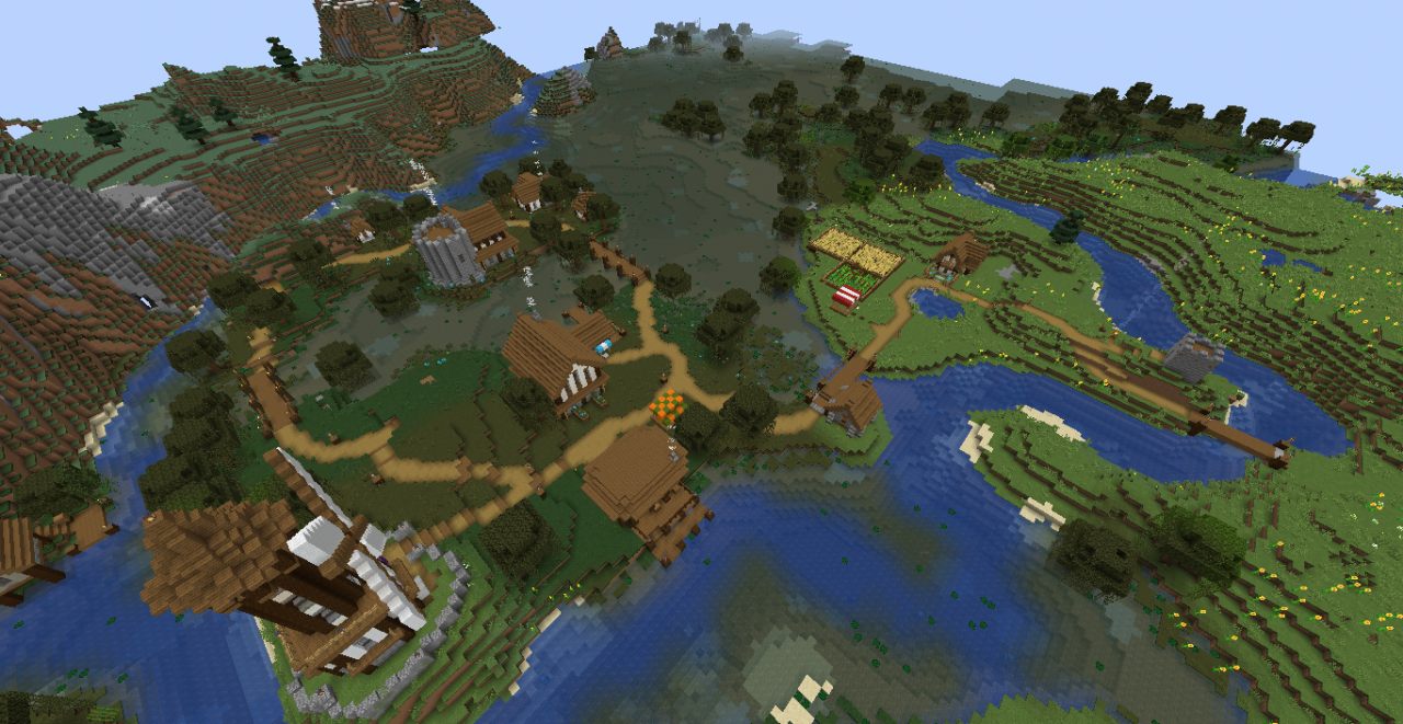 Lille Byen/ small village Minecraft Map
