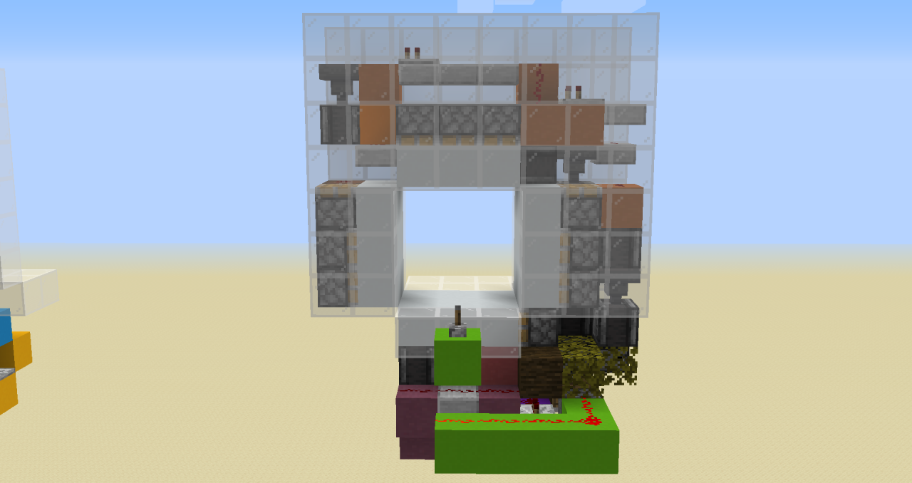 3x3 Spiral Door Faster than Supercharged Minecraft Map