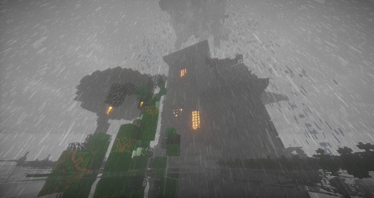 Raining House Minecraft Map