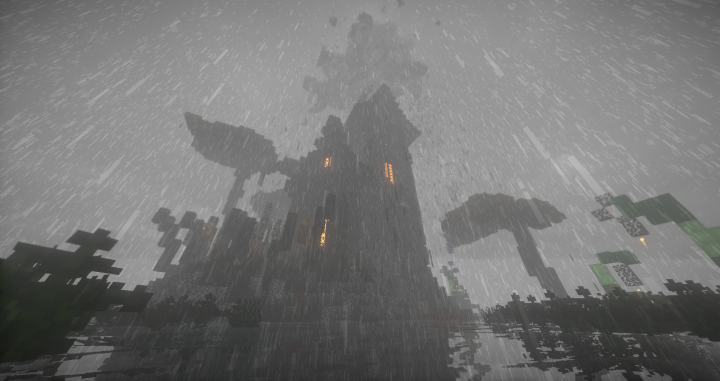 Raining House Minecraft Map