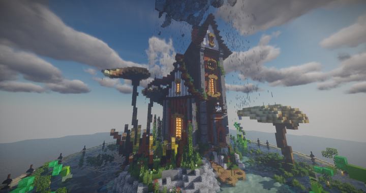 Raining House Minecraft Map
