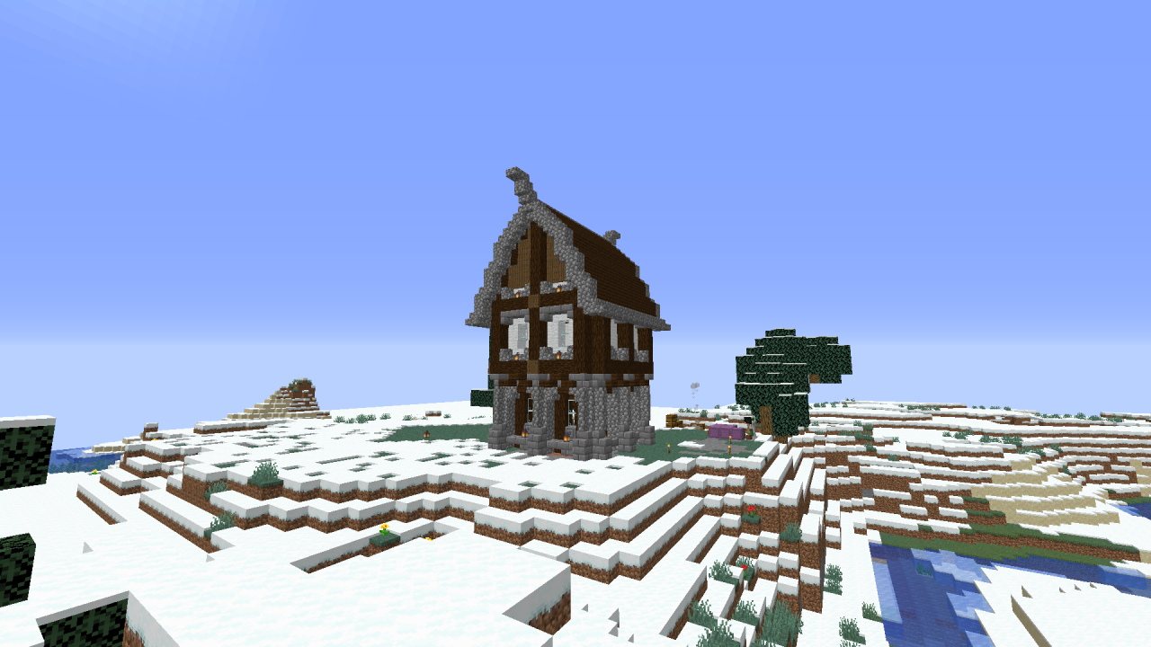 easy low cost house Minecraft Map