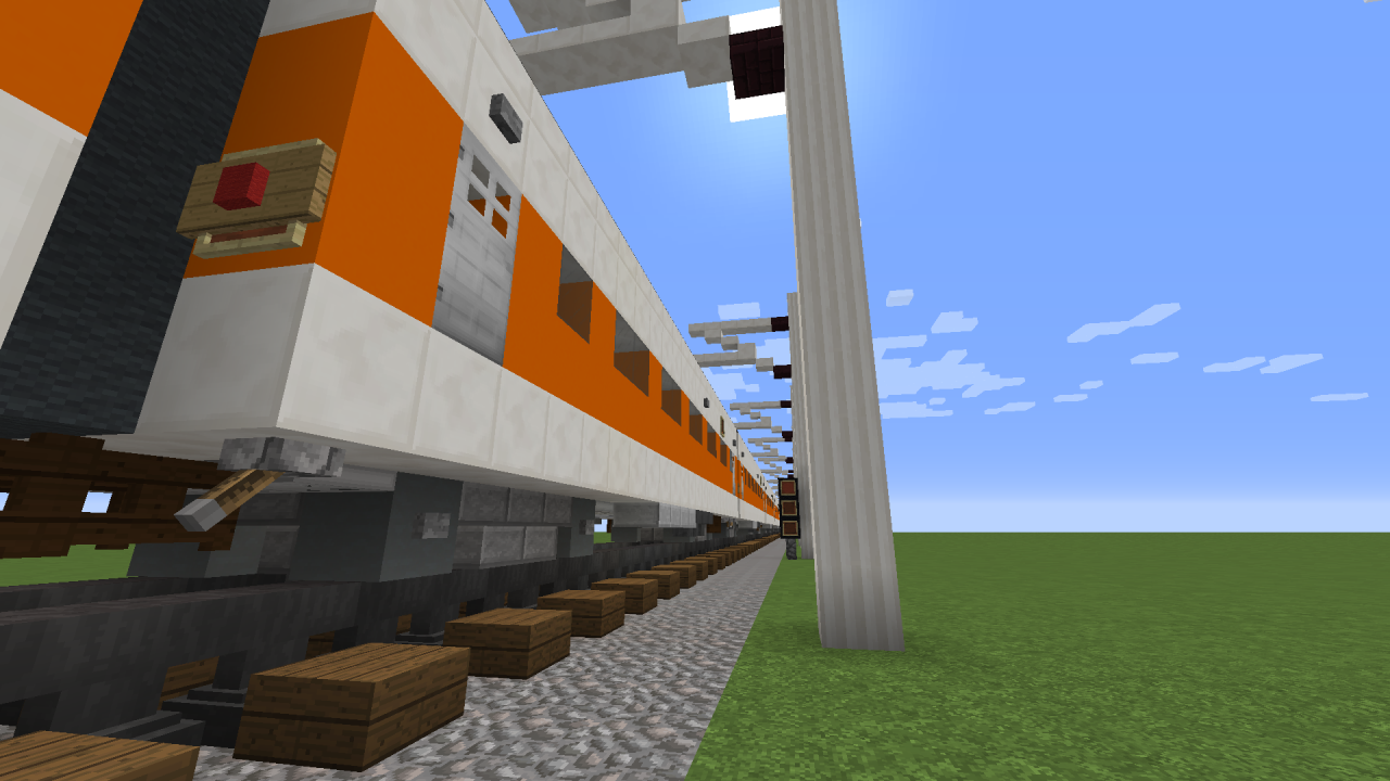 E 1000 train Minecraft Map