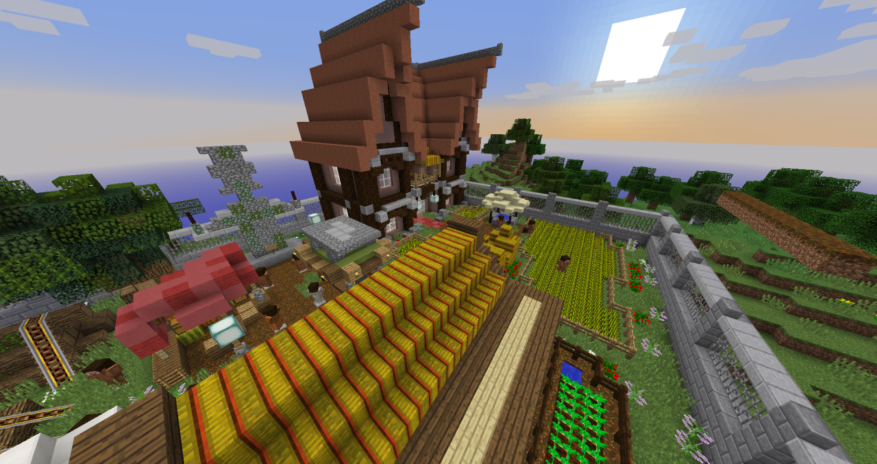 A small village Minecraft Map