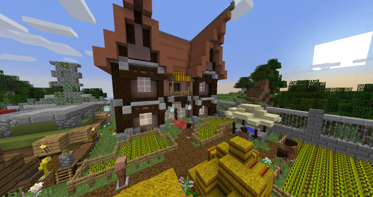 A small village Minecraft Map