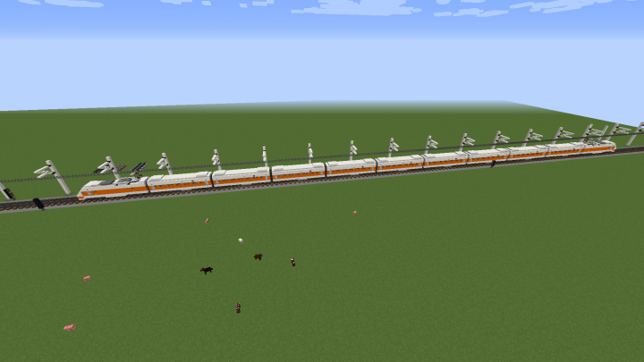 E 1000 train Minecraft Map