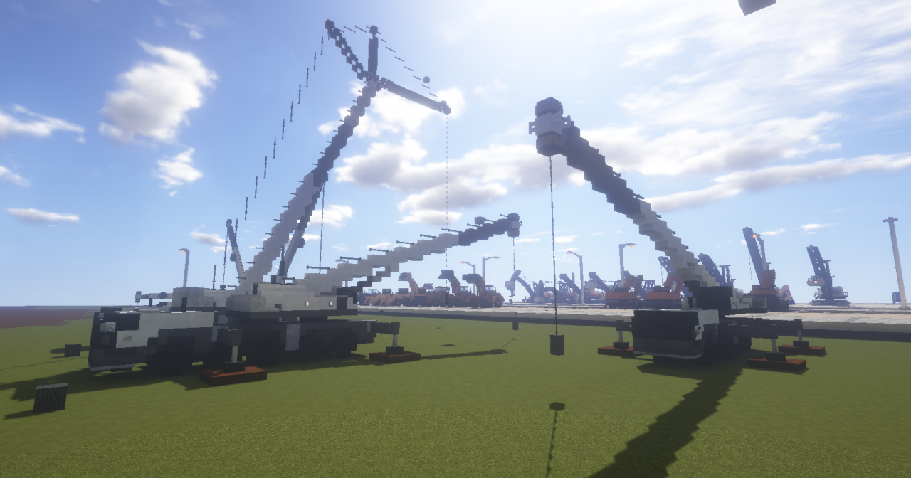 1.5:1 Scale, (3 positions) Liebherr LTM 1200 Mobile Truck Crane with ...